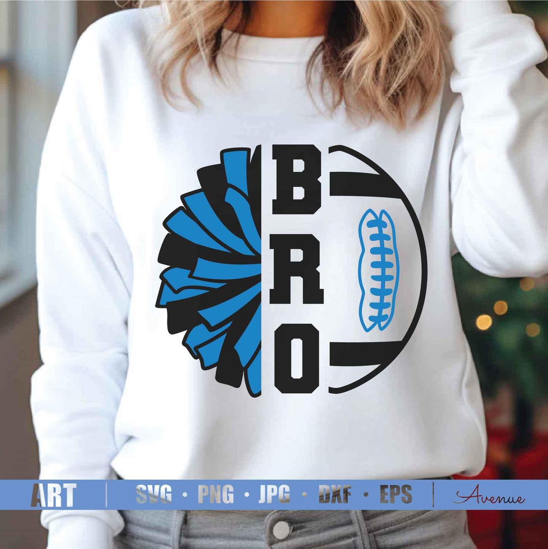 Football Bro Svg, Football Svg, Bro Svg, Cheer Football Svg, Football ...