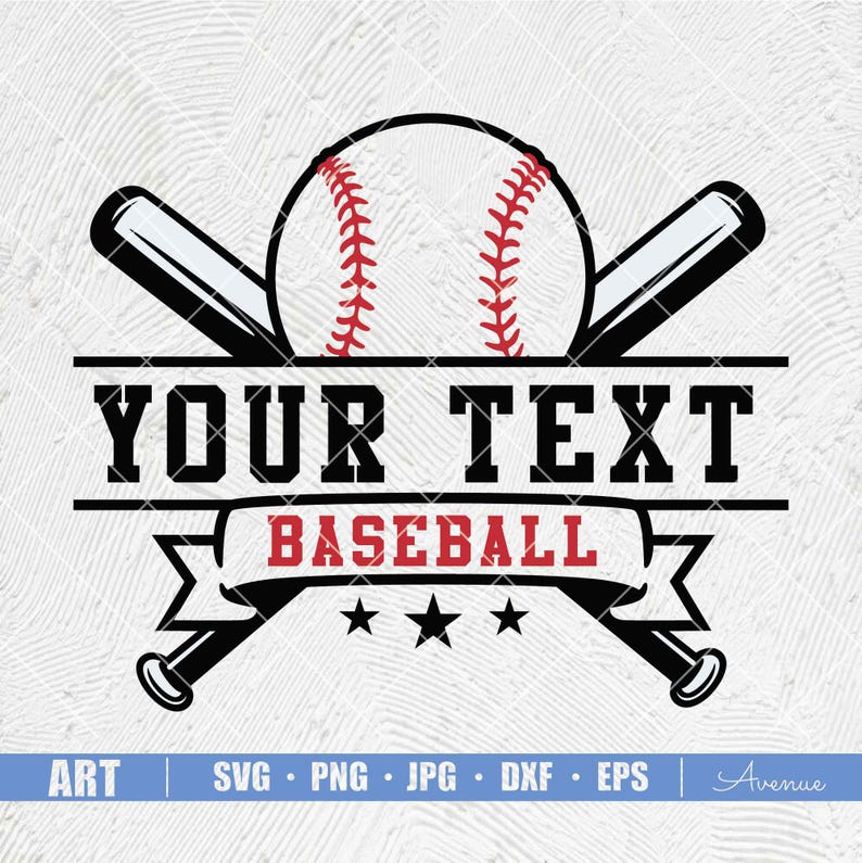 Baseball SVG PNG, Baseball Mascot Svg, Baseball Team Template, Mascot ...