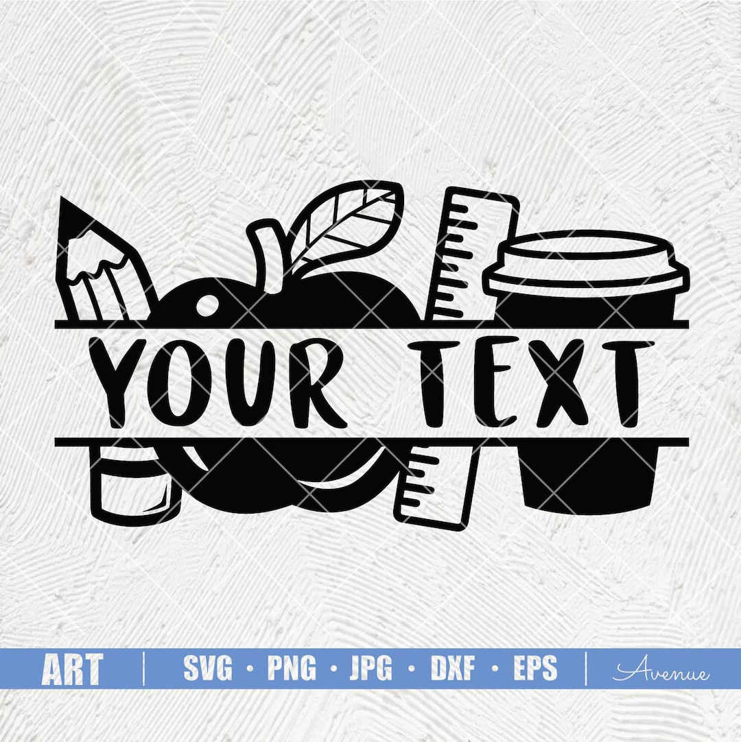 Custom Teacher SVG, Teacher Name SVG, Teacher Cricut Files, Printable ...