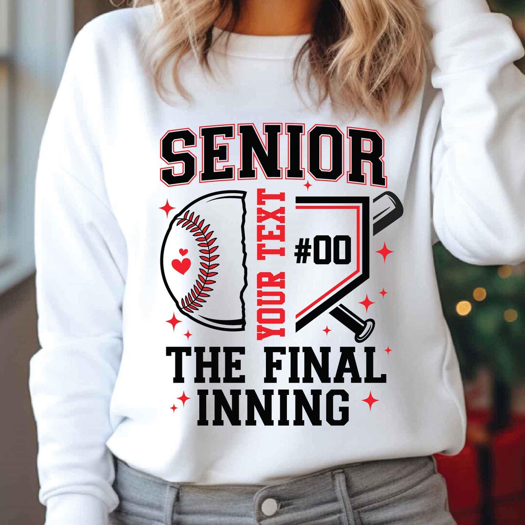 Senior Mom the Final Inning 2026 Svg, Baseball Svg, Class of 2026 Gifts ...
