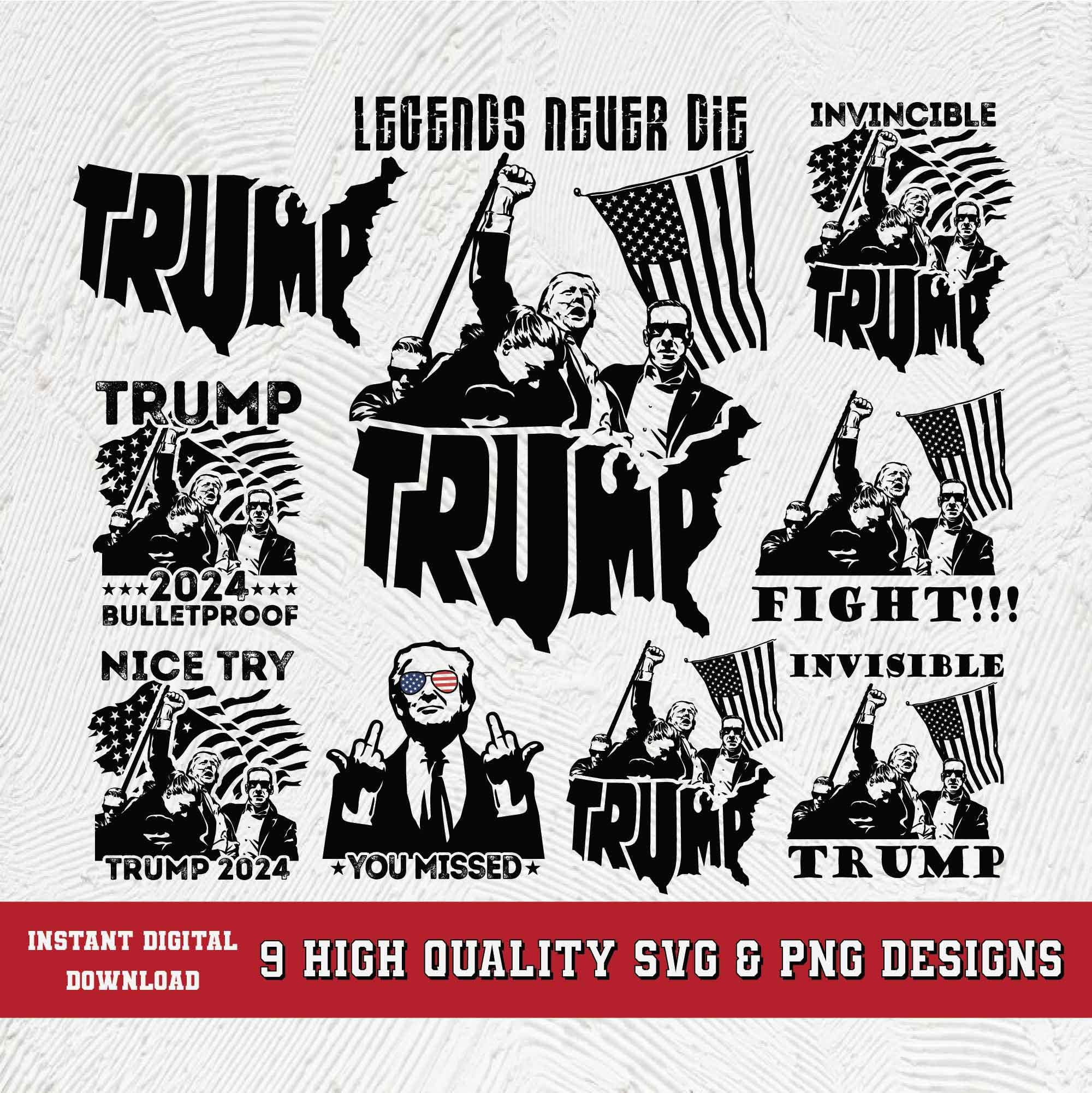 Donald Trump Svg, Donald Trump Survive Svg, Donald Trump Fight Png ...