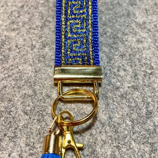 Blue Greek Key - Etsy