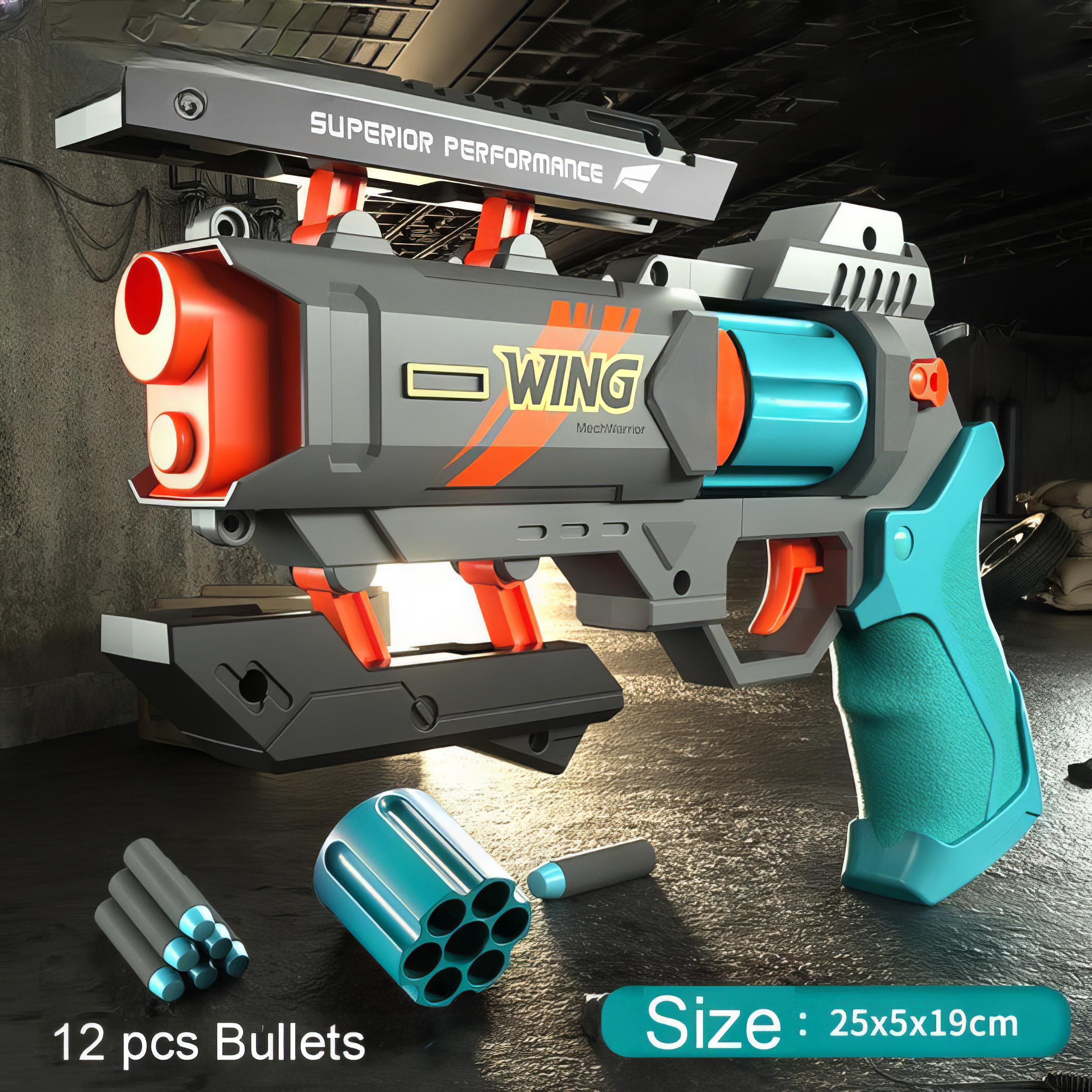 Extreme Fun Soft Foam Dart Shooter Gun - Etsy