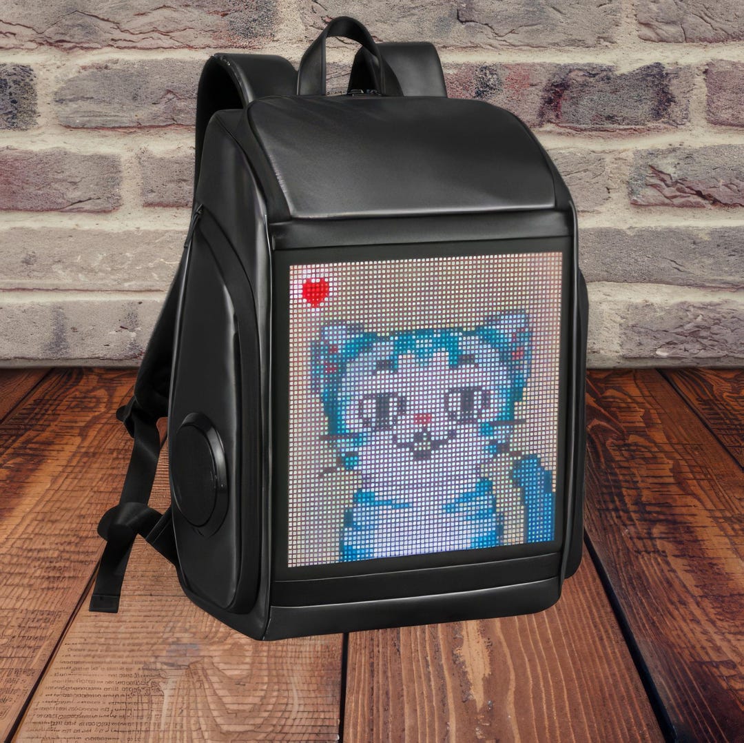 Dynamic Display LED Bluetooth Speaker Backpack - Etsy