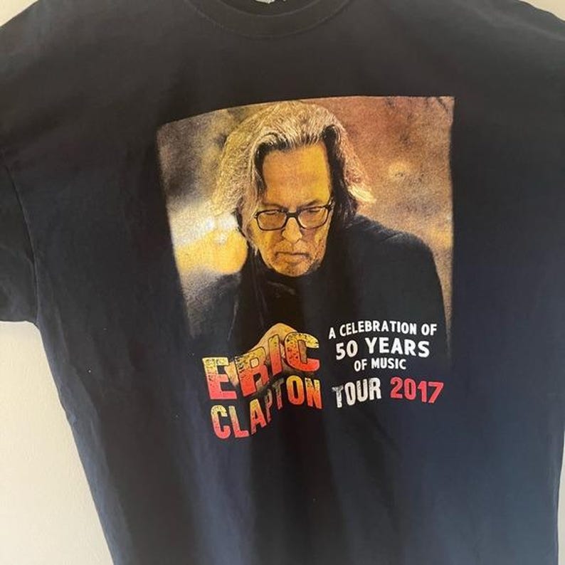Eric Clapton Band T-shirt - Etsy