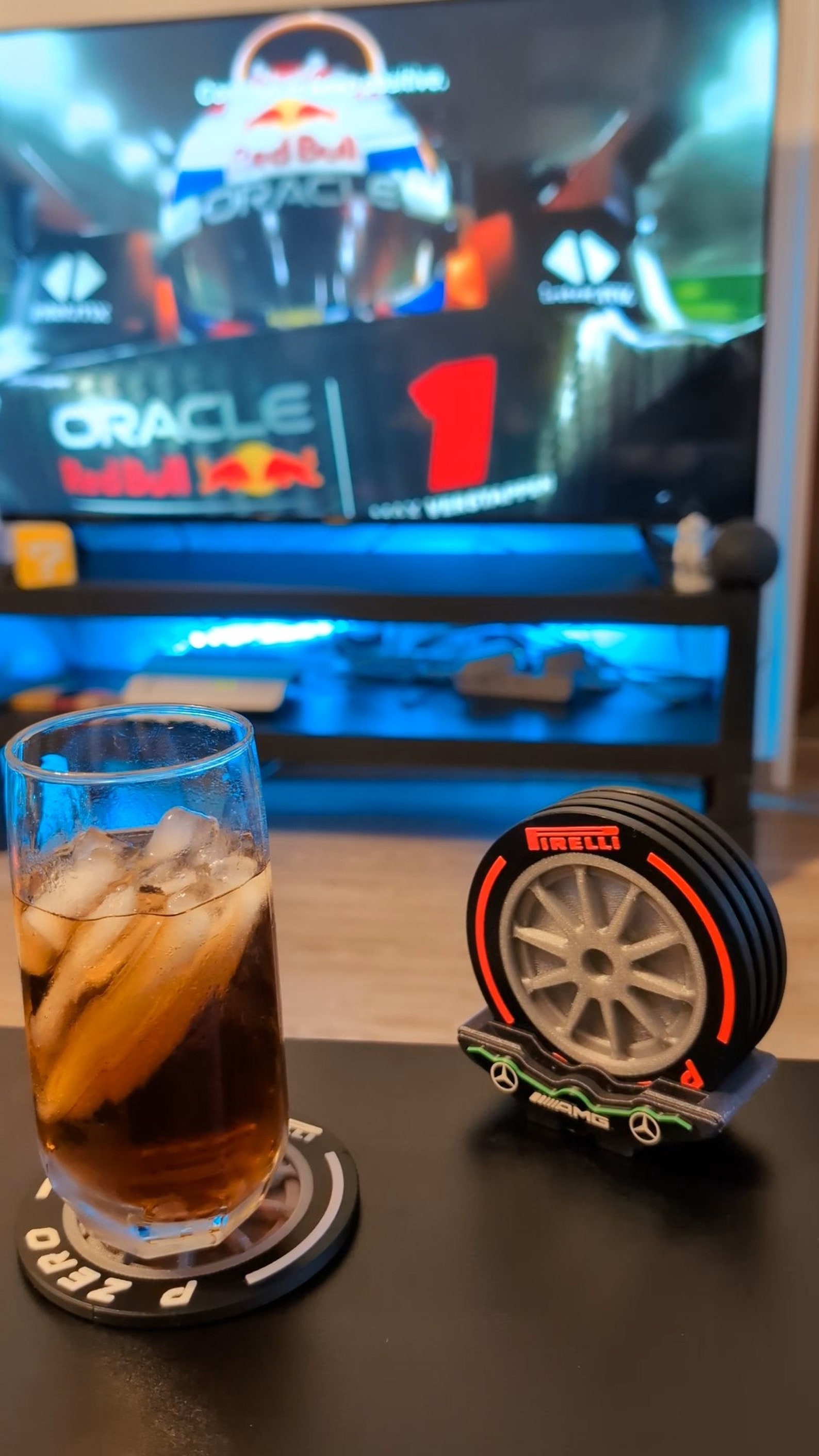 F1 FERRARI Coaster Set | Formula 1 Décor | Formula 1 Merchandise ...