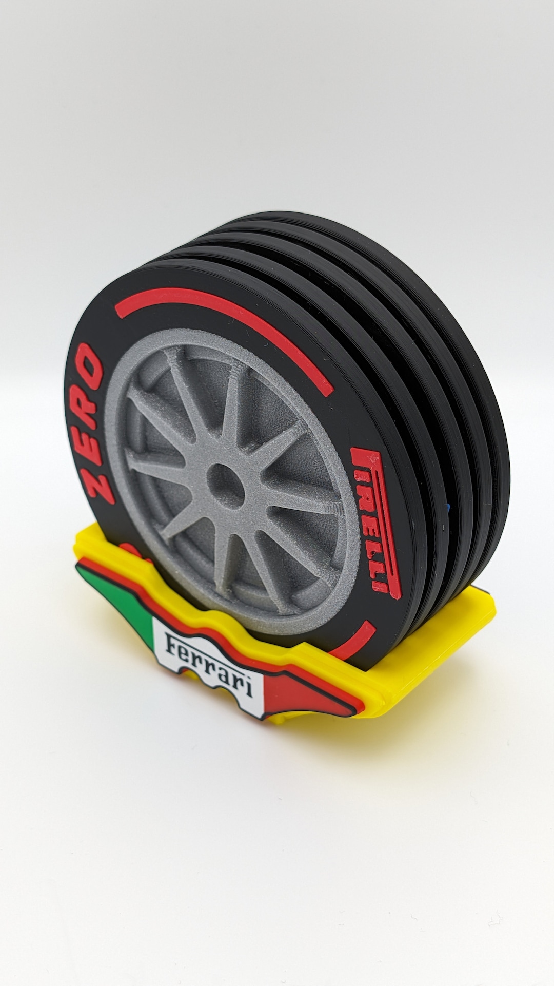 F1 FERRARI Coaster Set | Formula 1 Décor | Formula 1 Merchandise ...