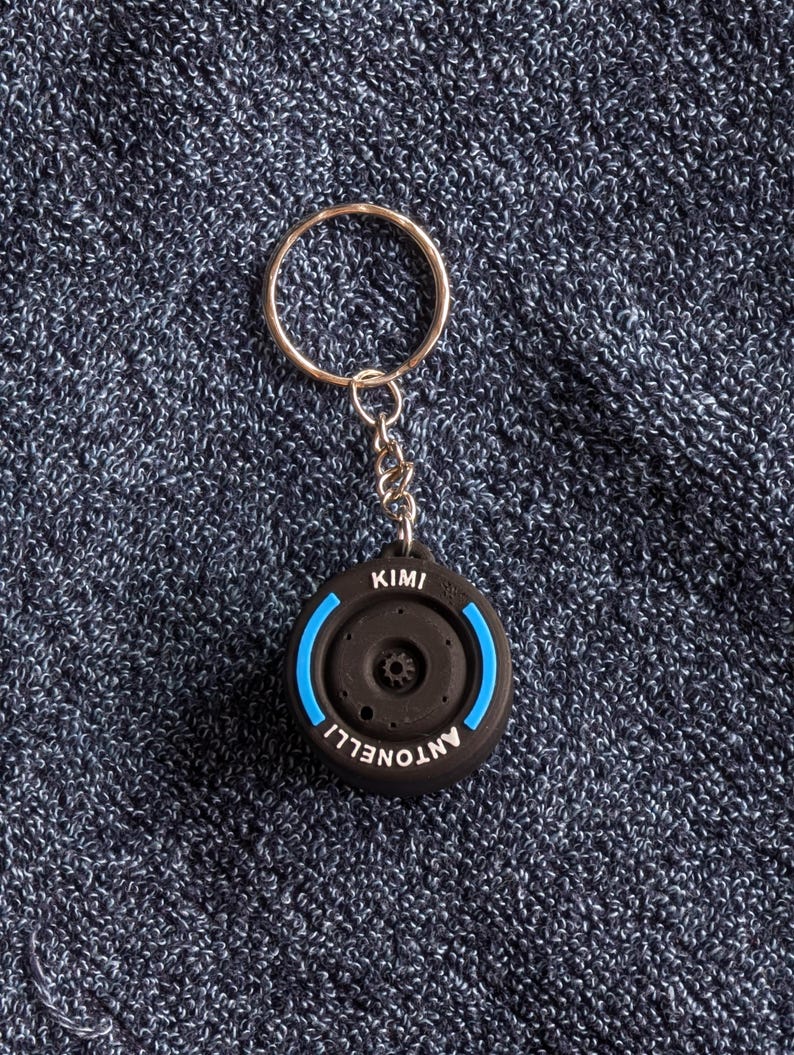 Kimi Antonelli F1 Keychain | Formula 1 Decoration | Gift for Motorsport ...