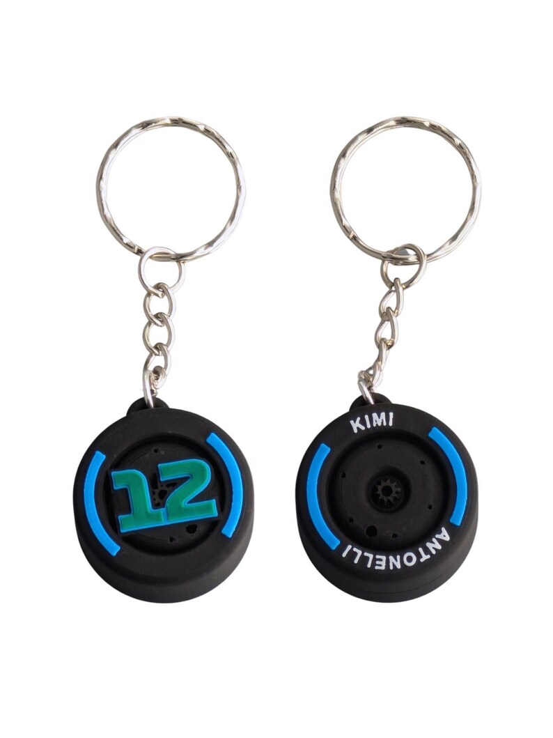 Kimi Antonelli F1 Keychain | Formula 1 Decoration | Gift for Motorsport ...