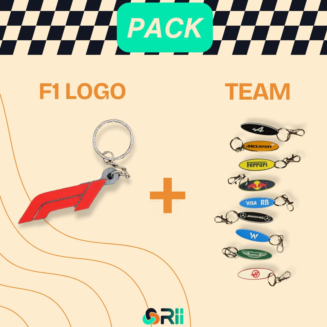 F1 TEAM KEYCHAIN | F1 Decor | Formula 1 Merchandise | Affordable ...