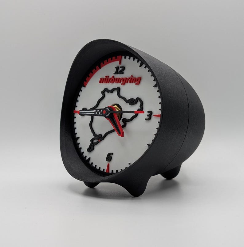 Nürburgring Circuit Desk Clock Modern Desk Clock Analog Affordable ...