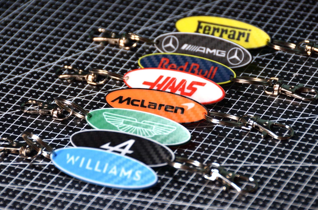 F1 TEAM KEYCHAIN | F1 Decor | Formula 1 Merchandise | Affordable ...