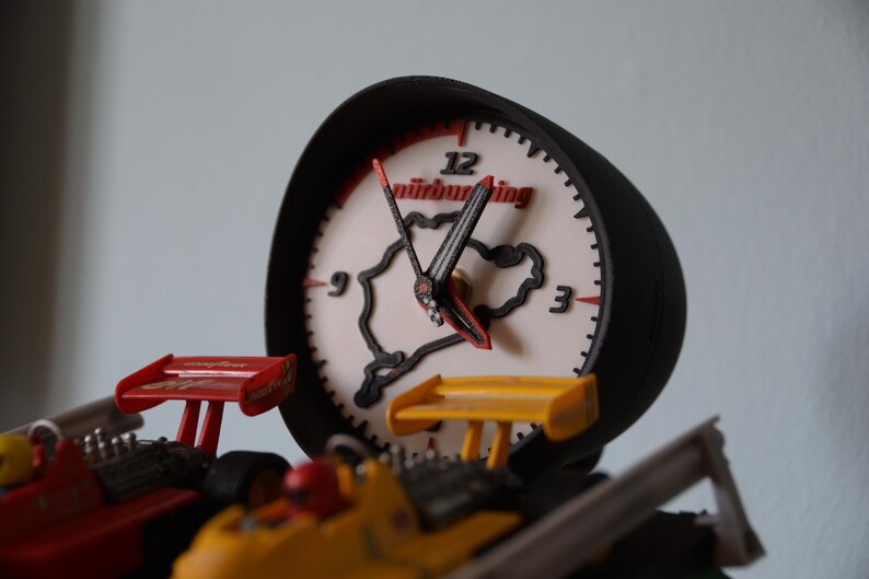 Nürburgring Nordschleife Desk Clock | F1 Theme Party Decor | Silent ...