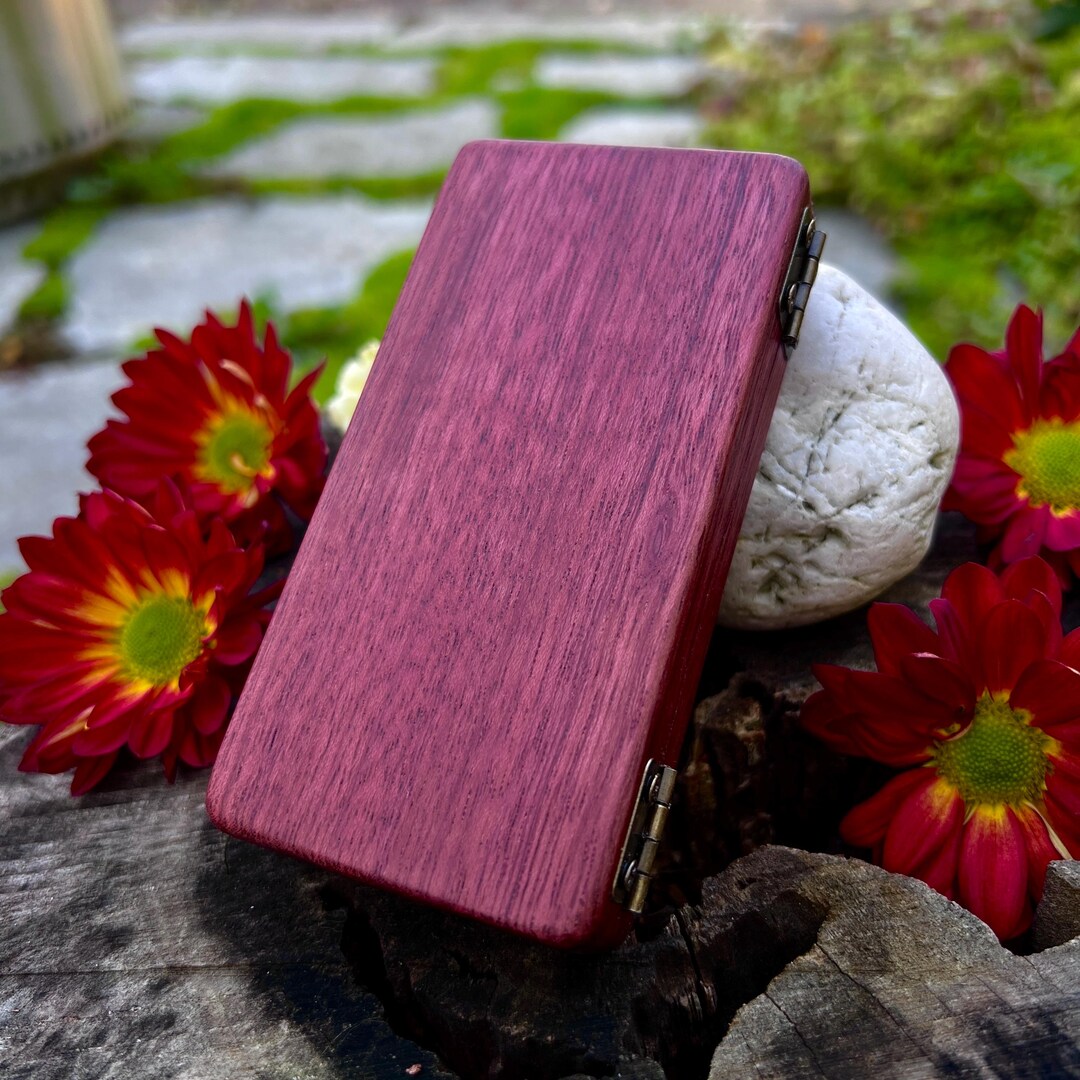 Purpleheart Stash Case - Etsy