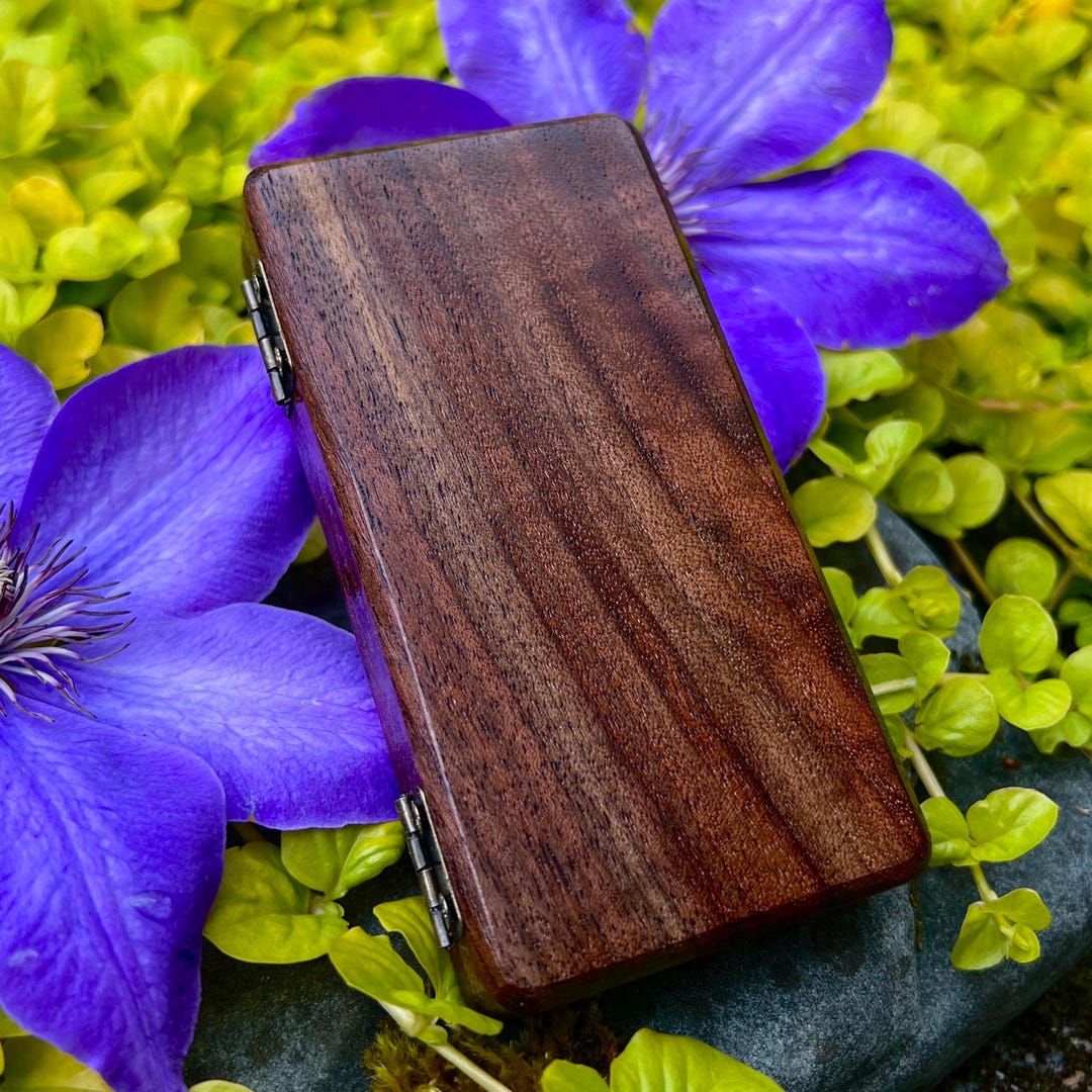 Walnut Stash Case - Etsy