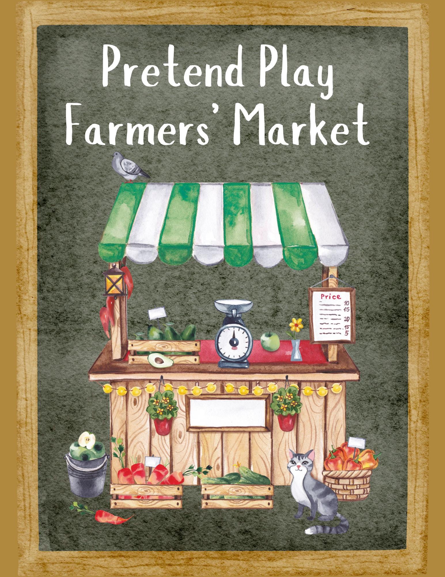 Farmers Market - Printable Pretend Play Set. Discover the Benefits of ...