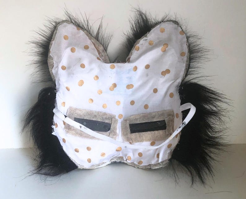 Cat Mask, Feline Mask, Cheetah, Leopard, Wildcat, Fully Lined Mask ...