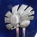 Pine Cone Hair Comb Vintage Hair Combs Pine Burrs Long Silver Hair ...