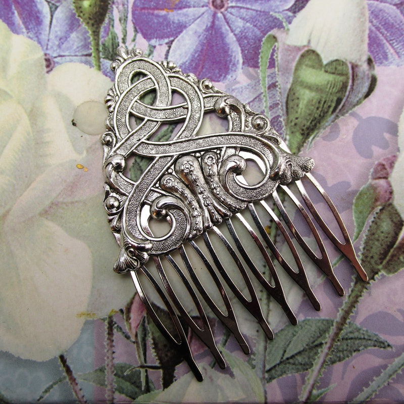 Celtic Hair Comb - Etsy