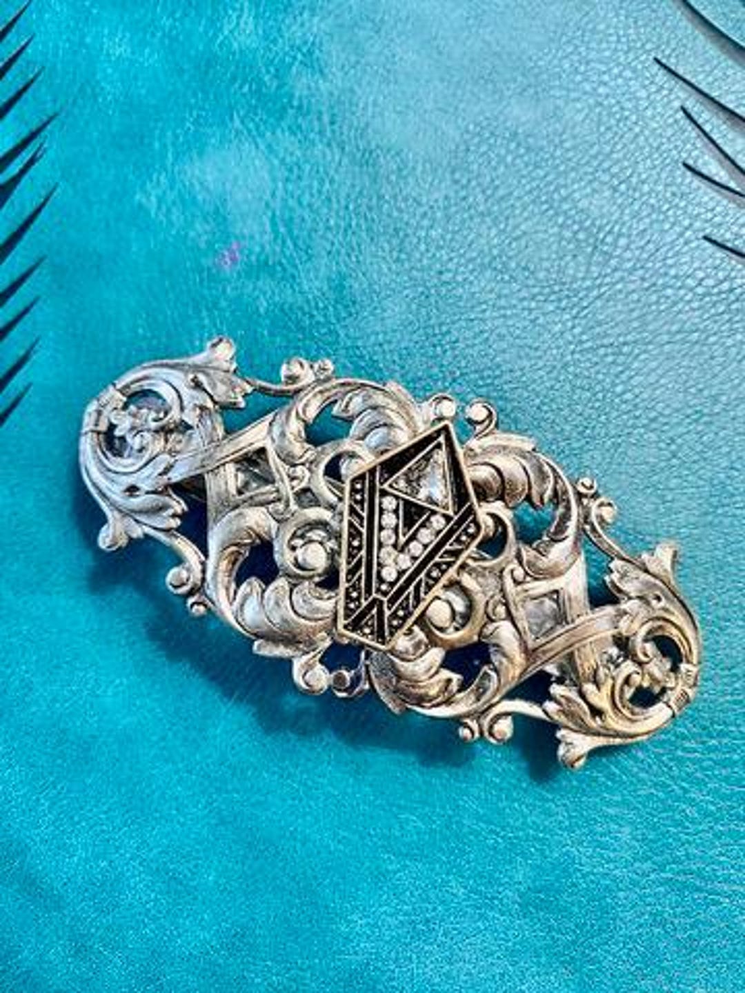 Art Deco Style Hair Clip Unique Hair Clips By-myelegantthings Limited ...