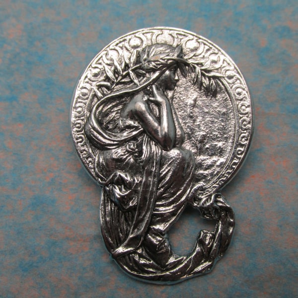 Art Nouveau Pin - Etsy