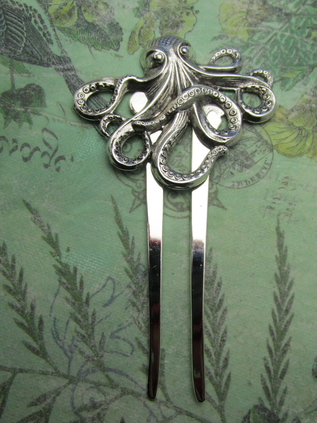 Octopus Hair Comb Nautical Hair Accessories Steampunk Hair Ornaments ...