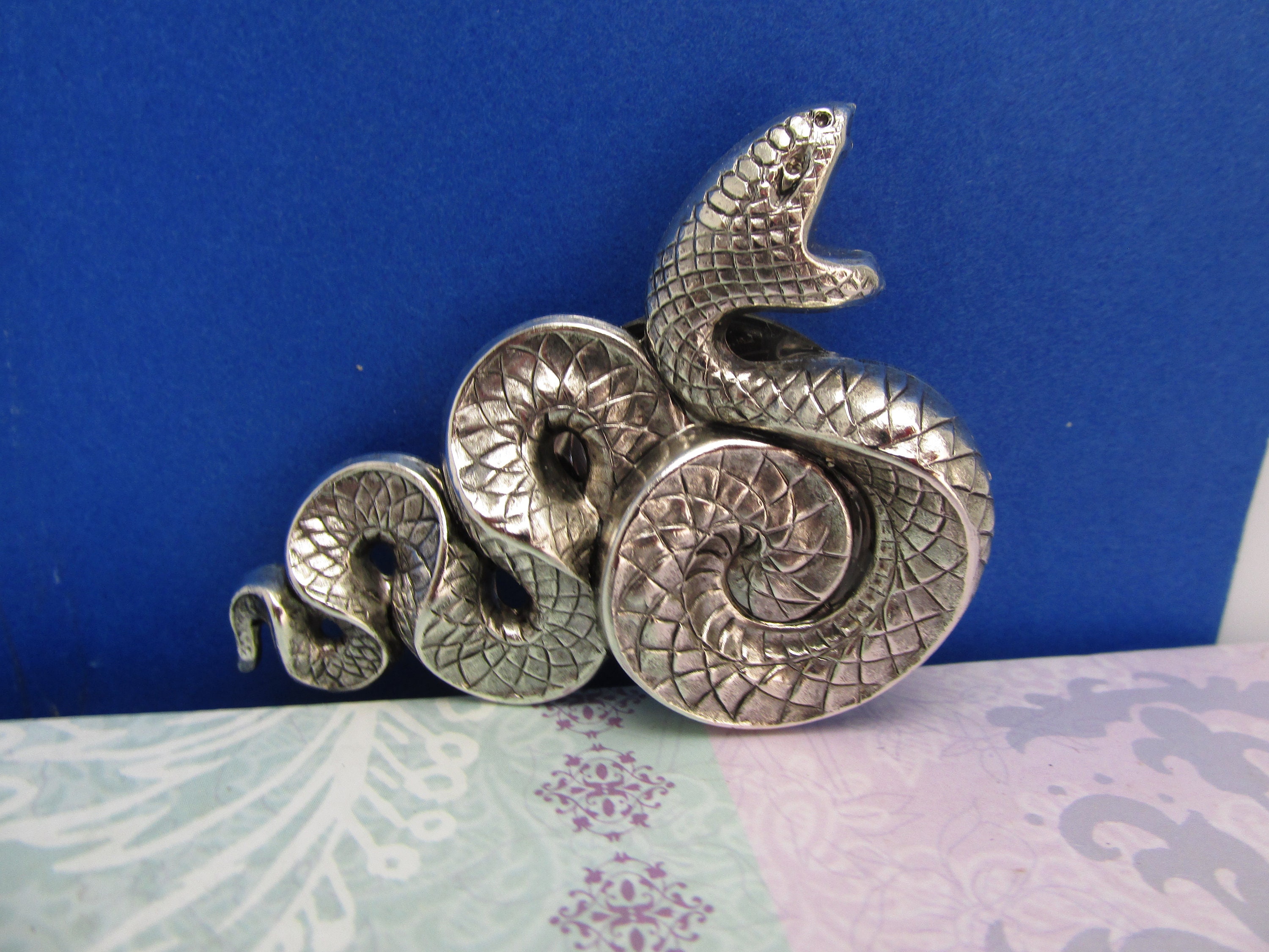 Snake Pin Snakes Brooch Serpent Jewelry Large Open Mouth Snake - Etsy ...