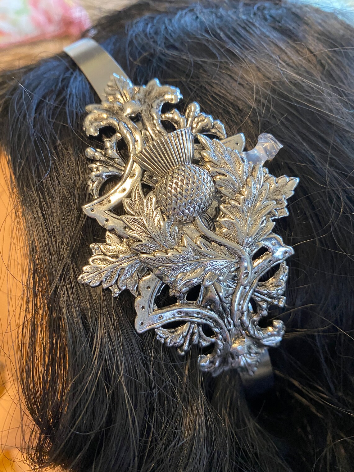 Scottish Thistle Head Band Wedding Hair Band Head Band Stainless Steel ...