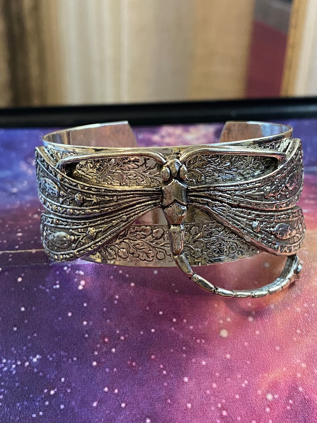 Art Deco Dragonfly Bracelet Silver Gorgeous Art Deco Dragonfly Silver ...