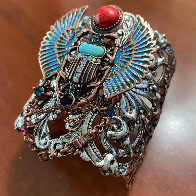 Scarab Bracelet - Etsy