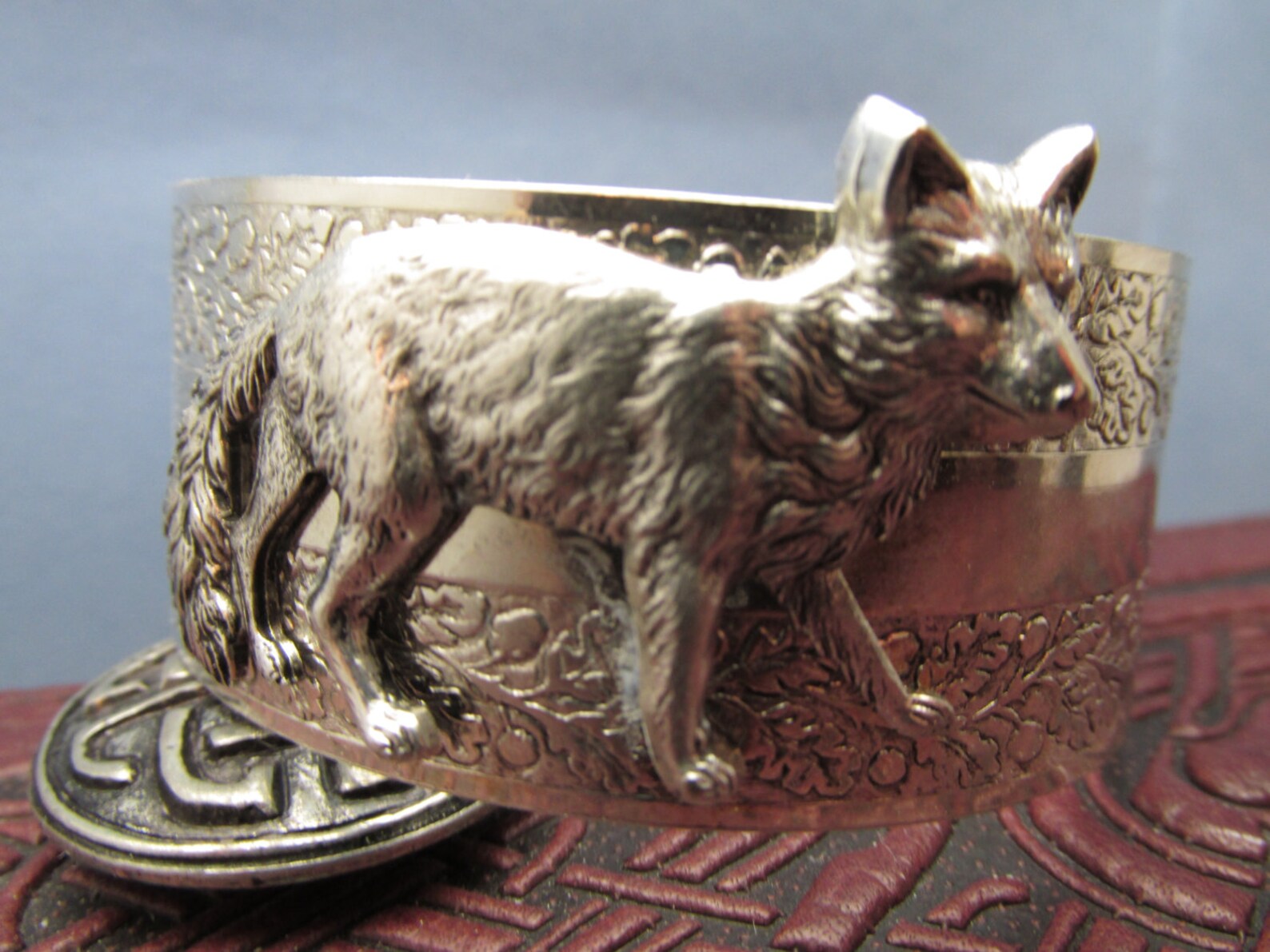 Fox Bracelet Foxes Cuff Bracelet Animal Jewelry Silver Cuff Bracelet ...