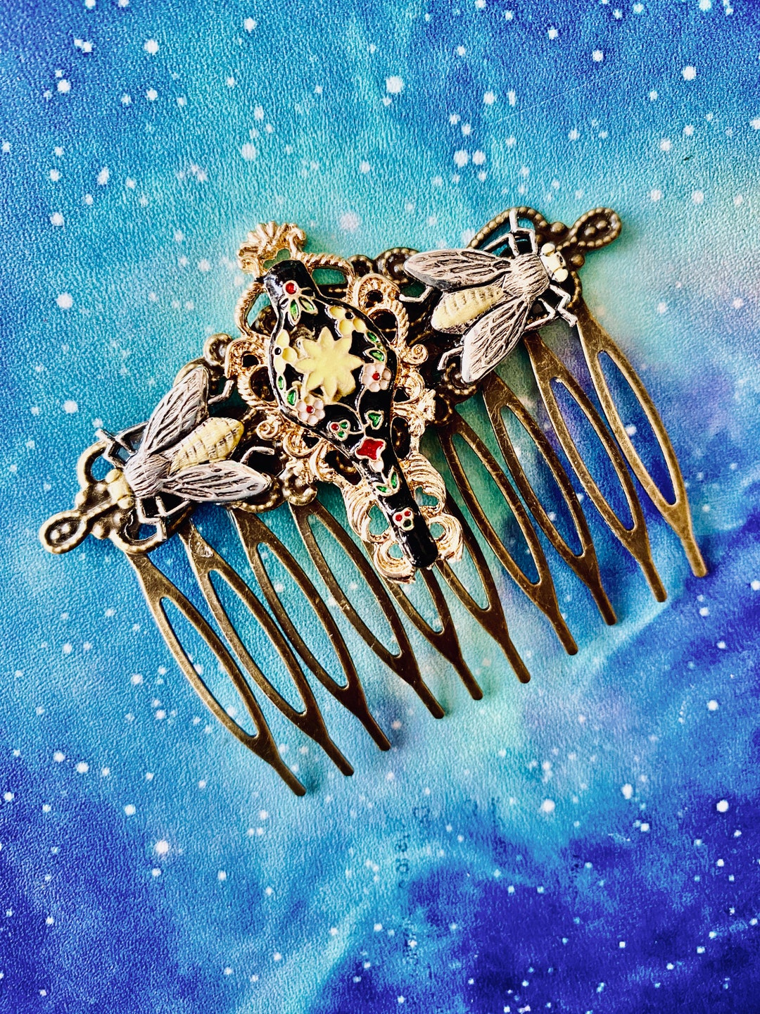 Art Deco Style Hair Comb Bee Bridal Hair Accessories Decorative Combs ...
