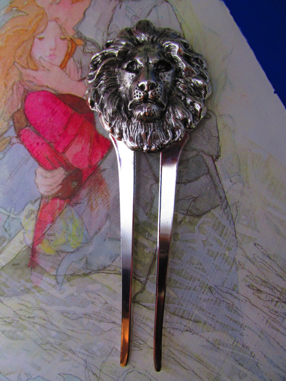 Lion Hair Comb Exotic Lioness Hair Accessories Bridal Hair - Etsy