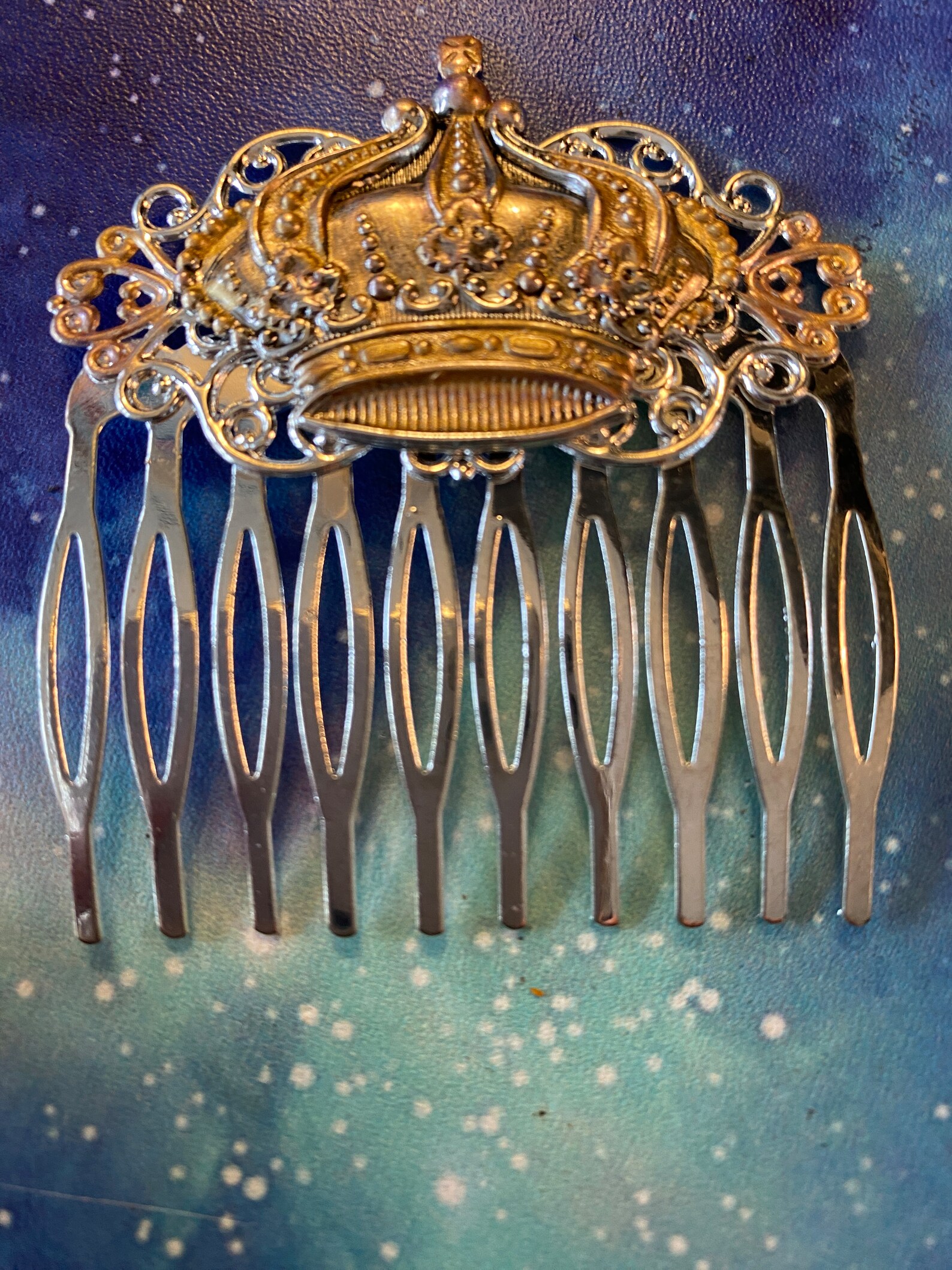 Crown Hair Comb Vintage Bridal Hair Accessories Decorative Combs Gold ...