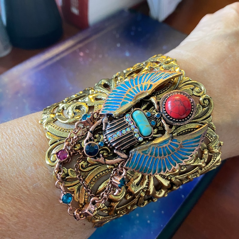Scarab Bracelet - Etsy