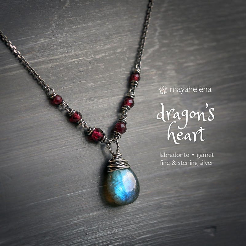 Dragon Earrings Garnet - Etsy