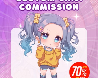 Custom Chibi Anime Chibi Anime Style Chibi Character Custom Chibi ...