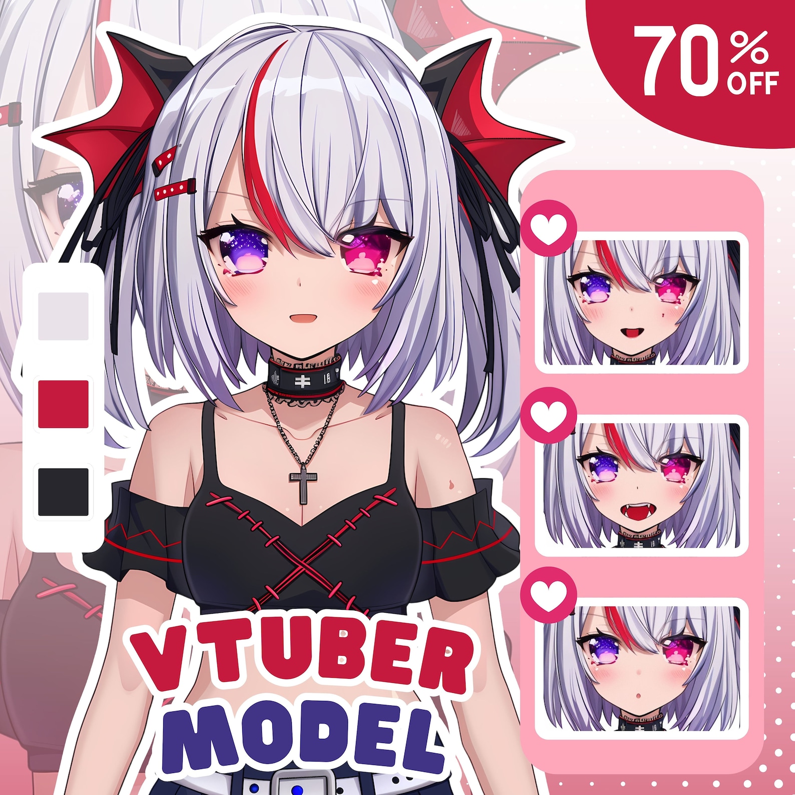 Custom Live2d Vtuber Commission Vtuber Assets, Pngtuber, Vtuber Models ...