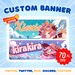 Custom Twitch Banner, Custom Chibi Cute Banner, Header, Social Media ...