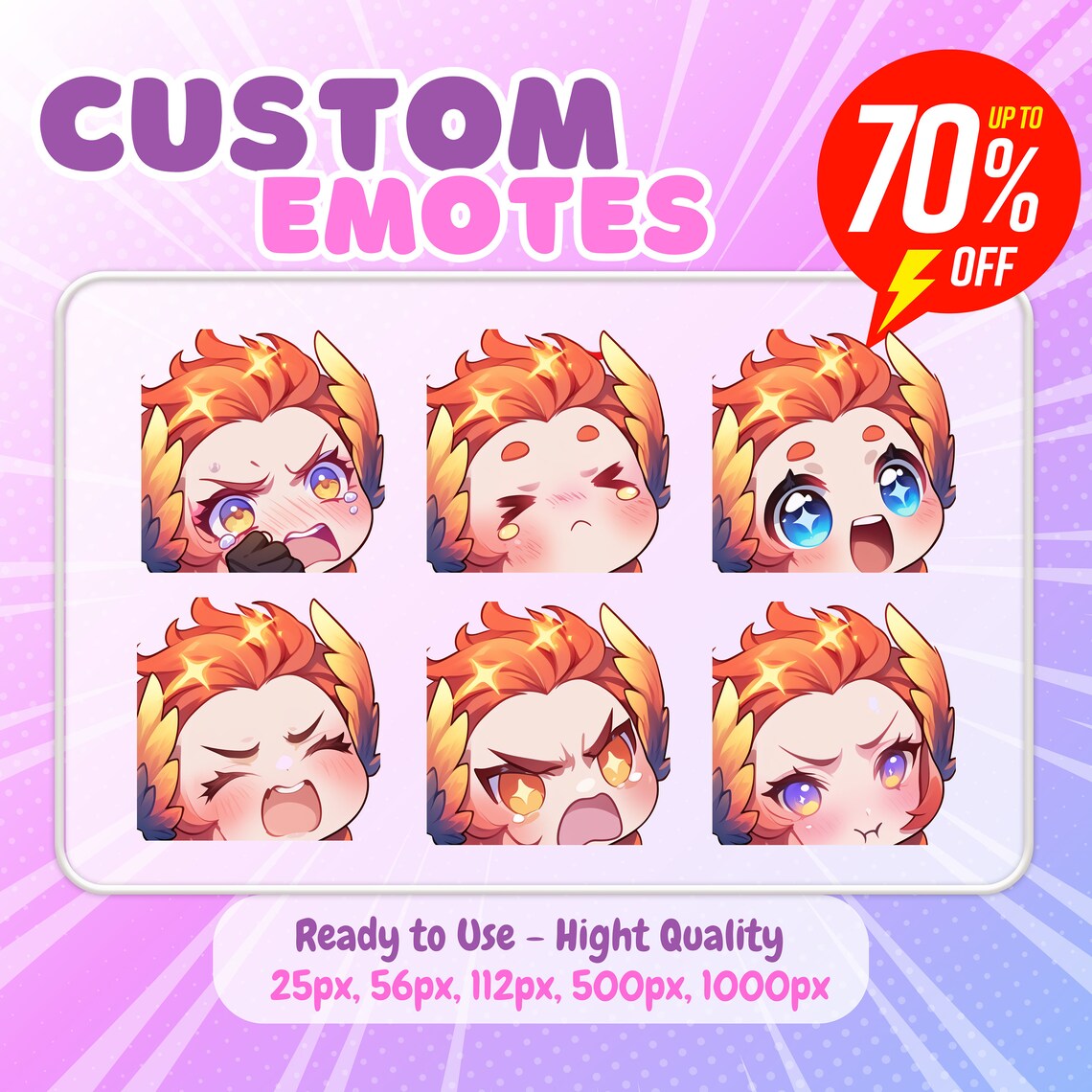 Custom Twitch Emotes, Animated Emotes, Vtuber Emotes, Pet Animal Emote ...