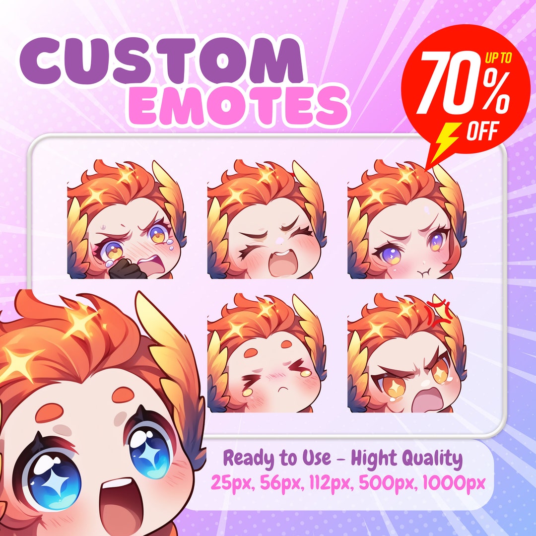 Custom Twitch Emotes, Animated Emotes, Vtuber Emotes, Pet Animal Emote ...