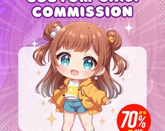 Custom Chibi Anime Chibi Anime Style Chibi Character Custom Chibi ...