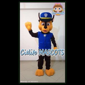 CHASE of Paw Patrol Mascot Costume Mascotte Cosplay Botarga Halloween ...