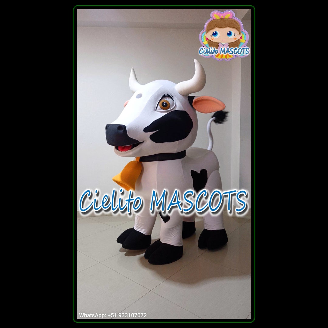 VACA LOLA lola the Cow Mascot Costume Mascotte Cosplay Botarga ...