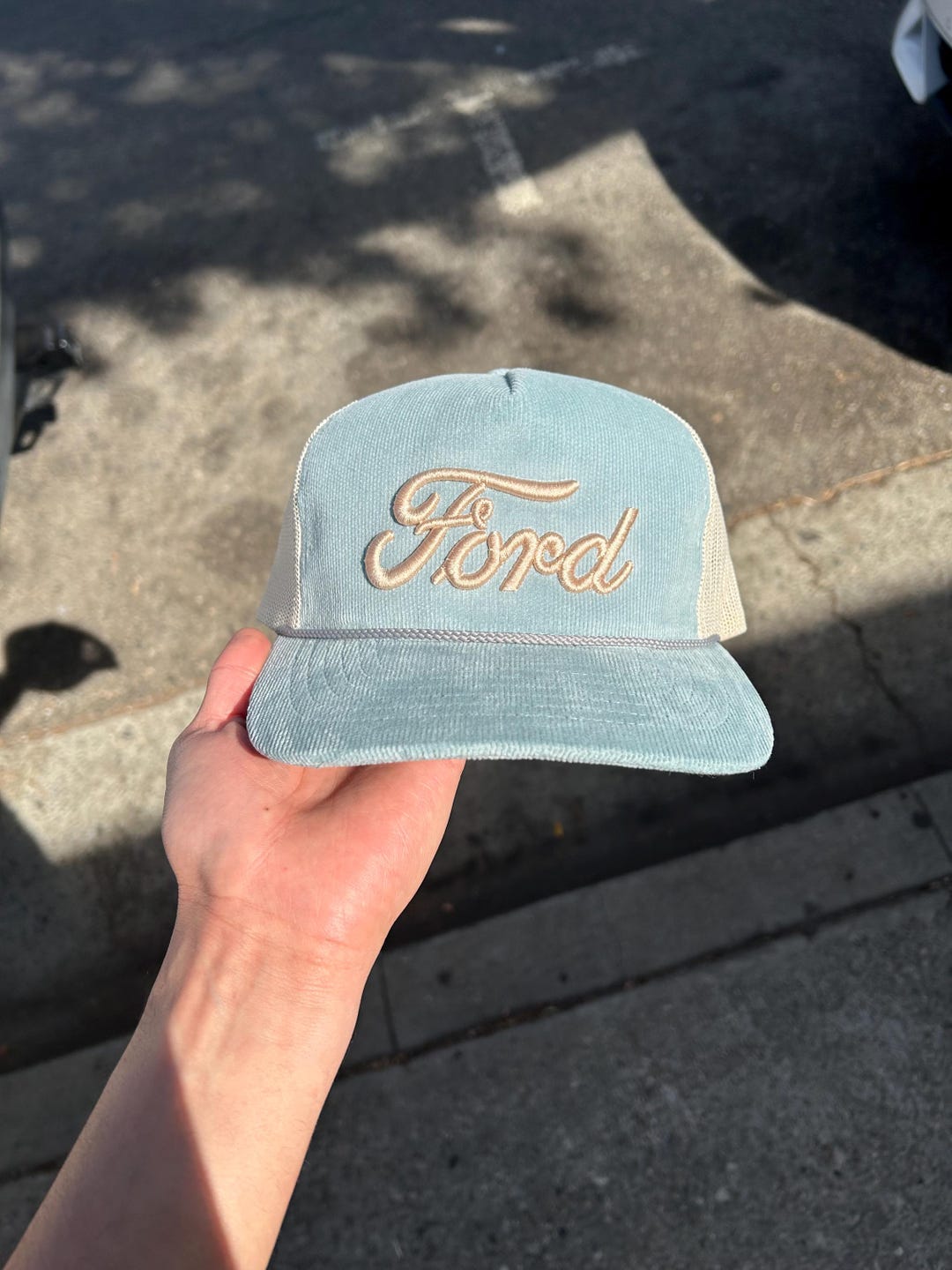 Corduroy Ford Trucker Hat - Etsy