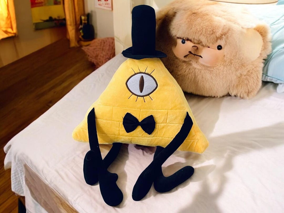 Bill Cipherr Plushiee, Gravity Falls Plushie Gift, Plushiee Figure ...
