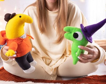 Smiling Friends Glep, Handmade Plush Toy - Etsy
