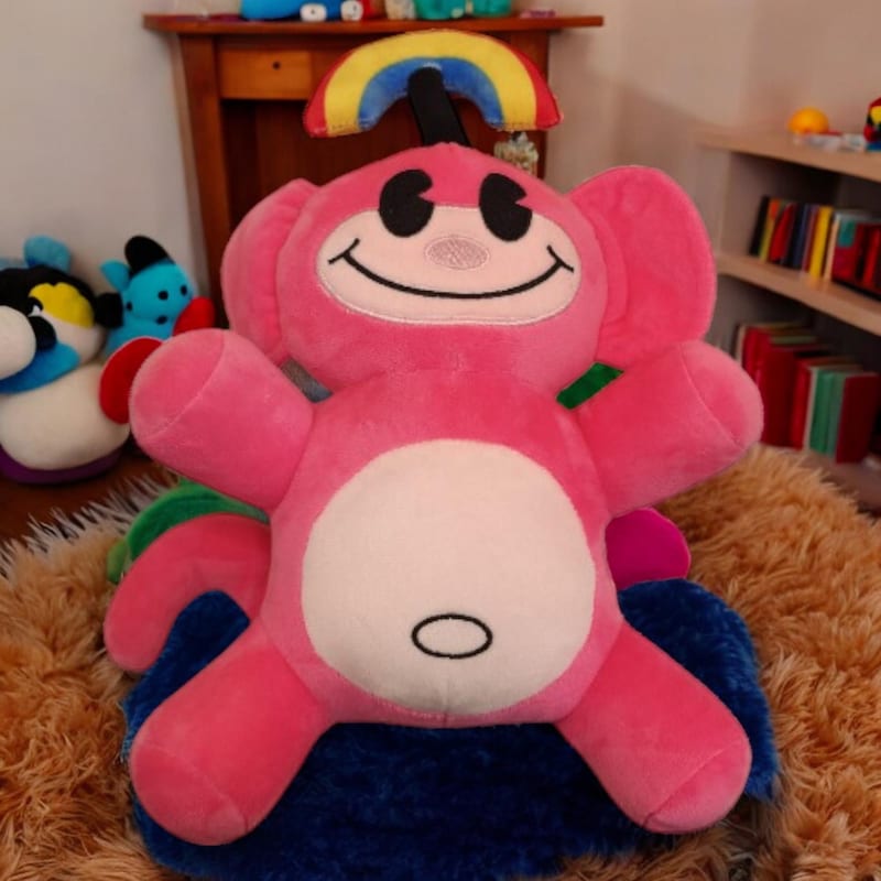 Rainbow Monkey Plush - Etsy