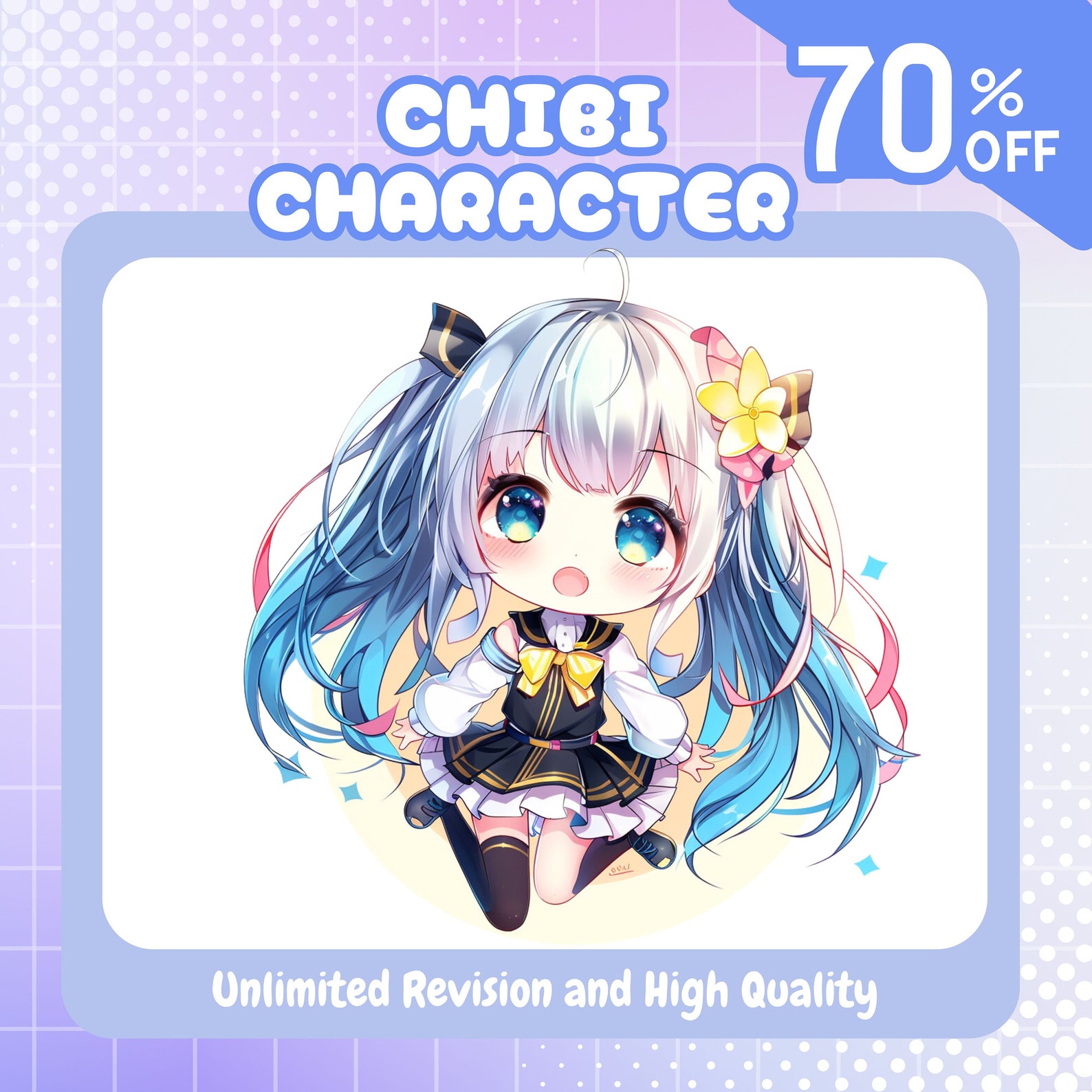 Custom Chibi Anime | Chibi Character | Chibi Logo | Cute Chibi | Cute ...