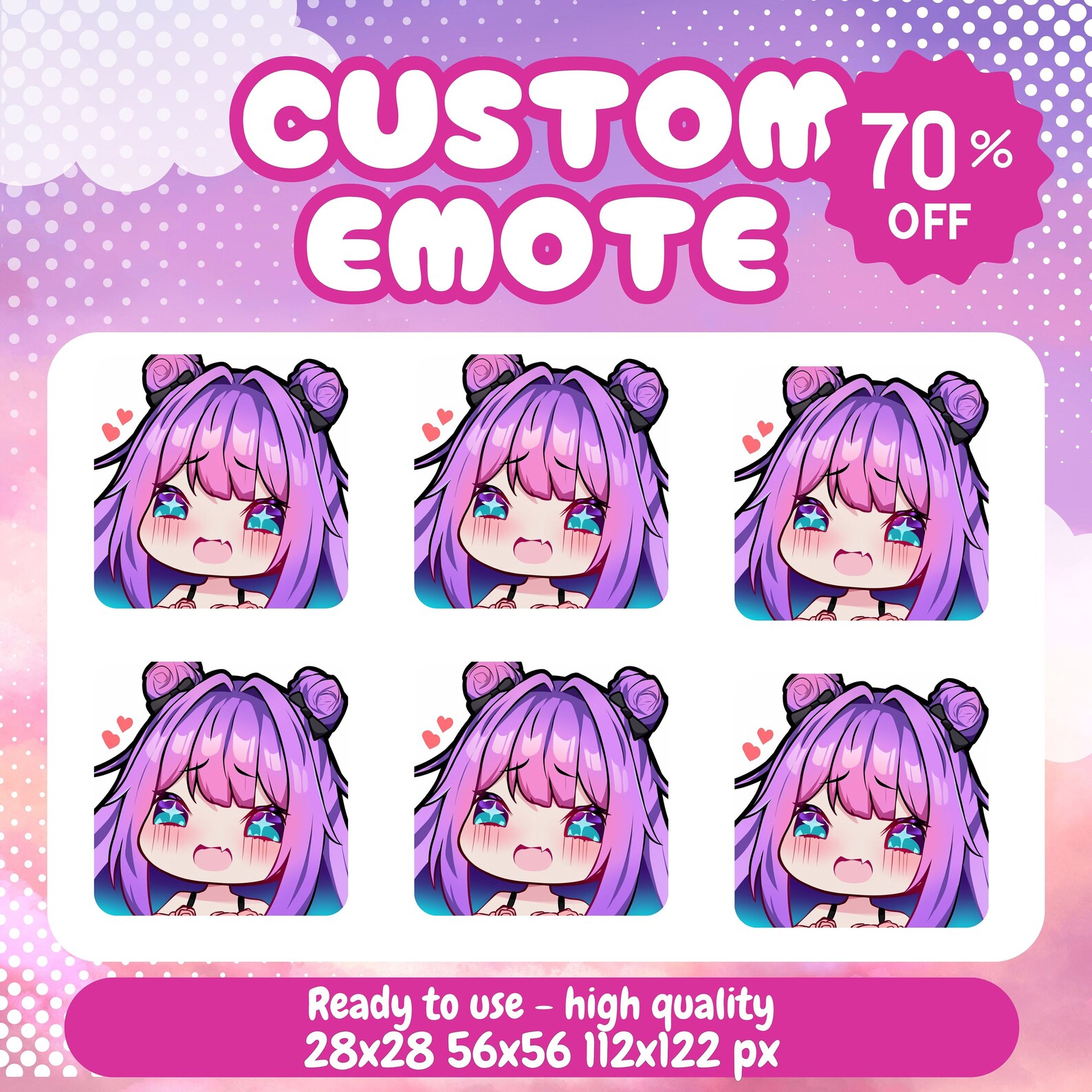 CUSTOM EMOTES | Animated Emotes | Custom Twitch Emotes | Kick Emotes ...